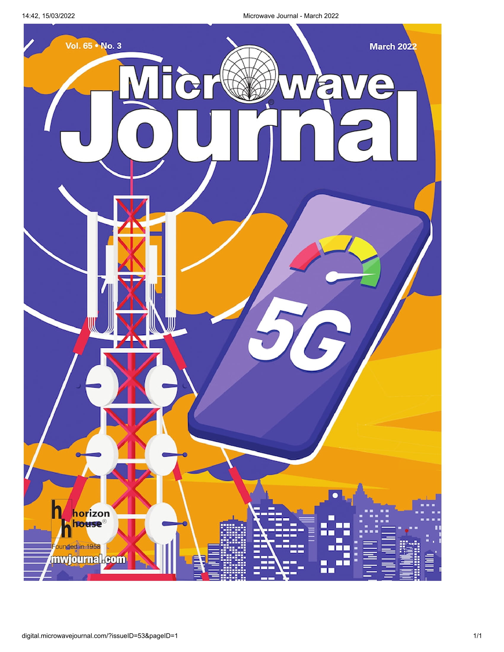 March Edition on Microwave Journal